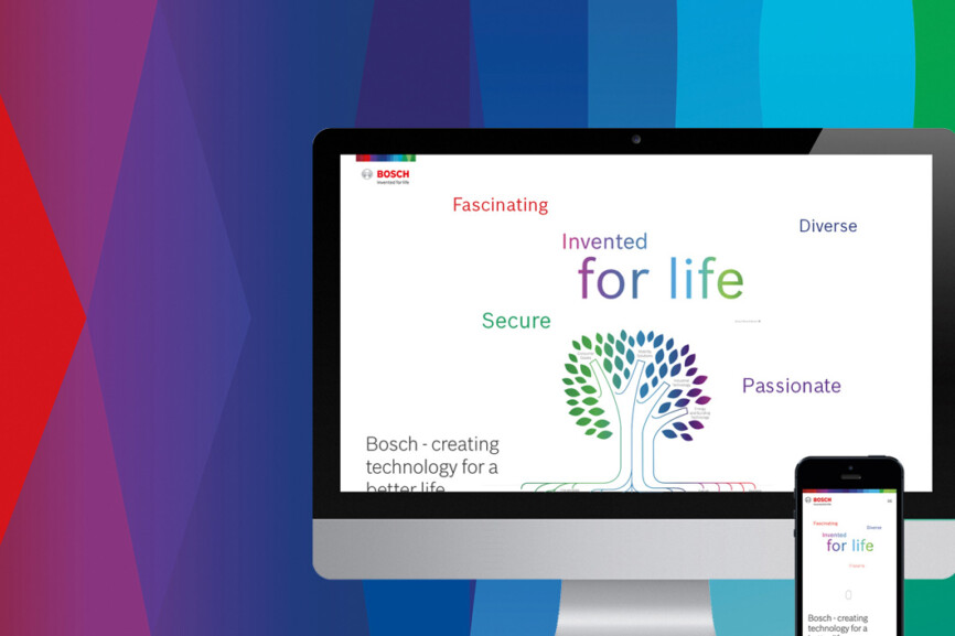 Die Zukunft ist bunt: Bosch verpasst sich neues Design - absatzwirtschaft
