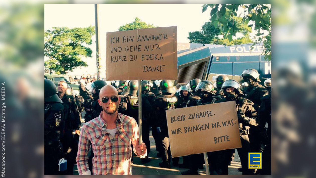 "Das Social-Media-Team von Edeka ist wirklich fix und kreativ ...