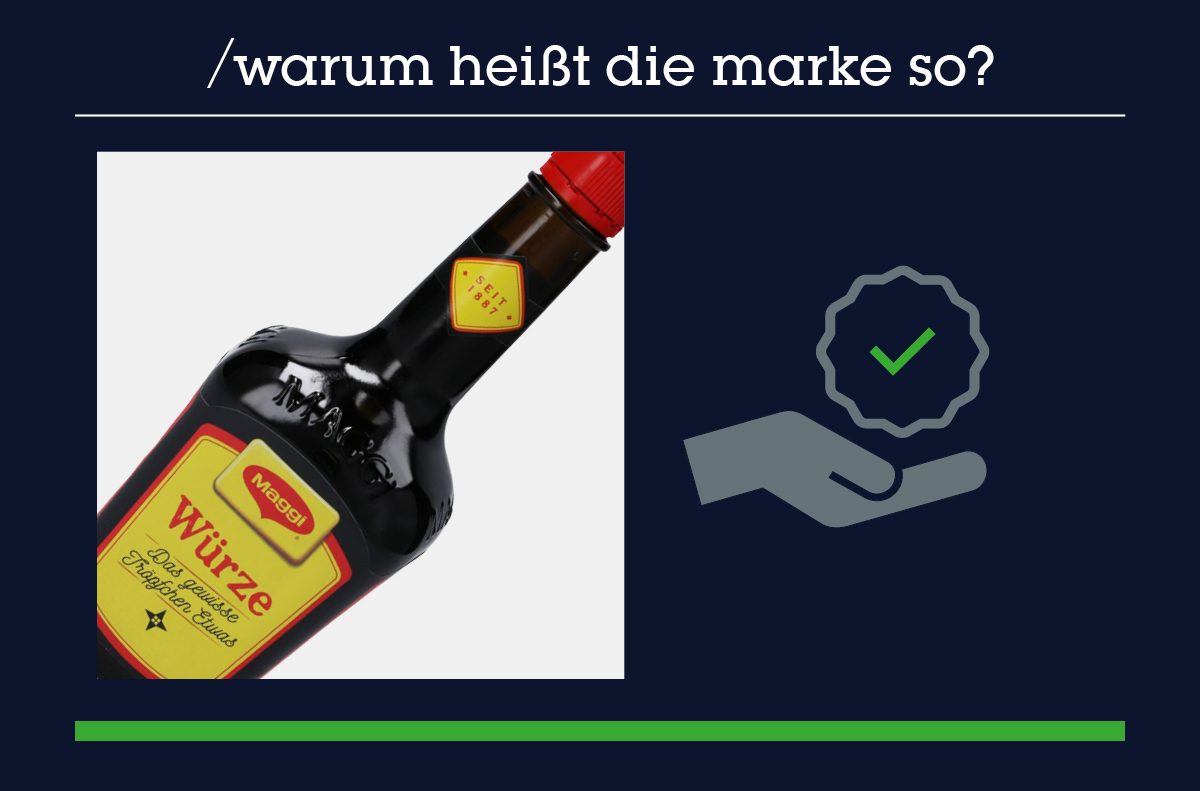 Die Geschichte hinter dem Markennamen Maggi