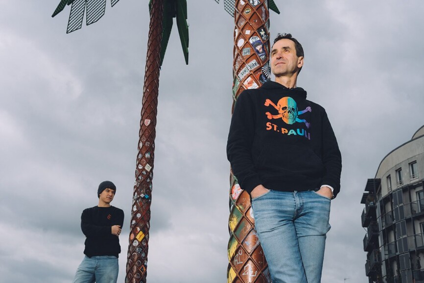 Gemischtes Doppel: Peter Opdemom und Joshua Bach