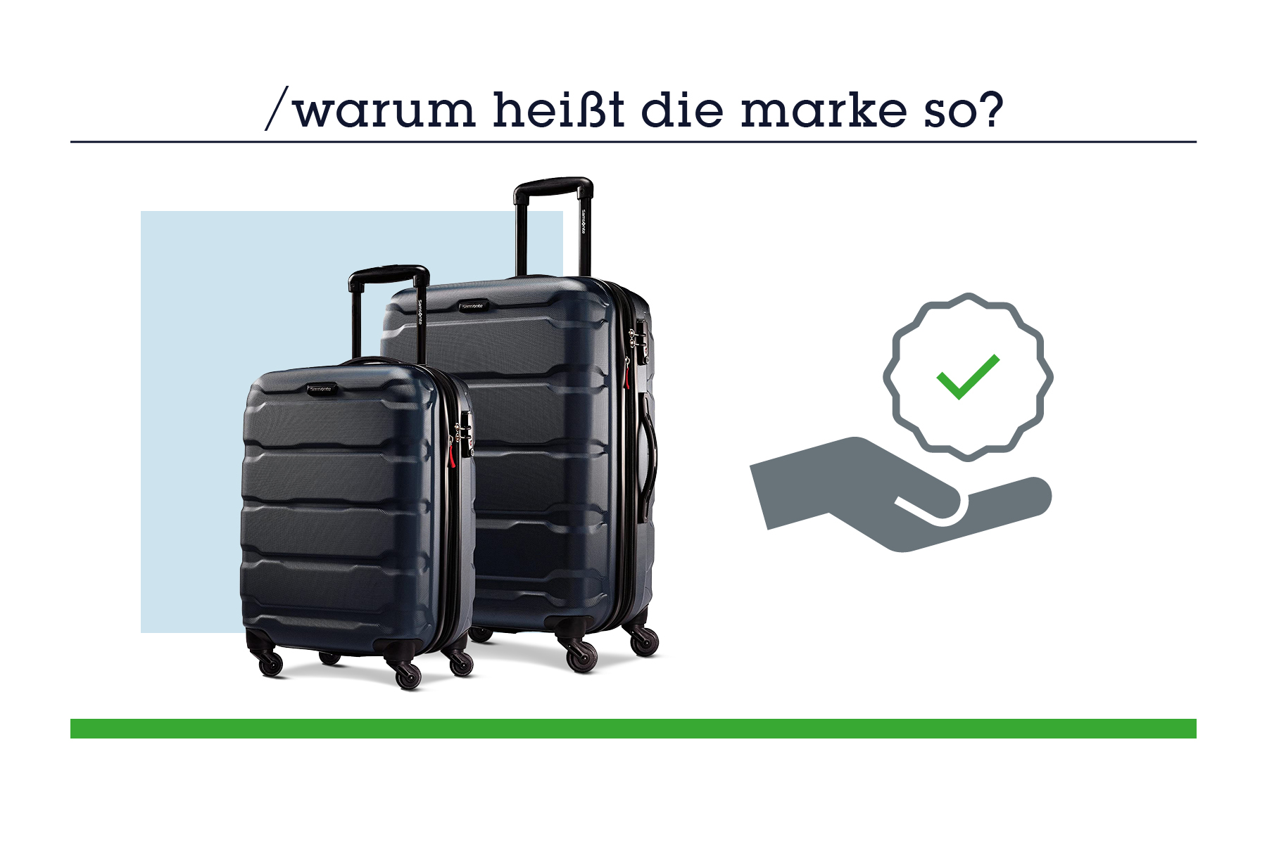 Die Geschichte hinter dem Markennamen Samsonite - absatzwirtschaft