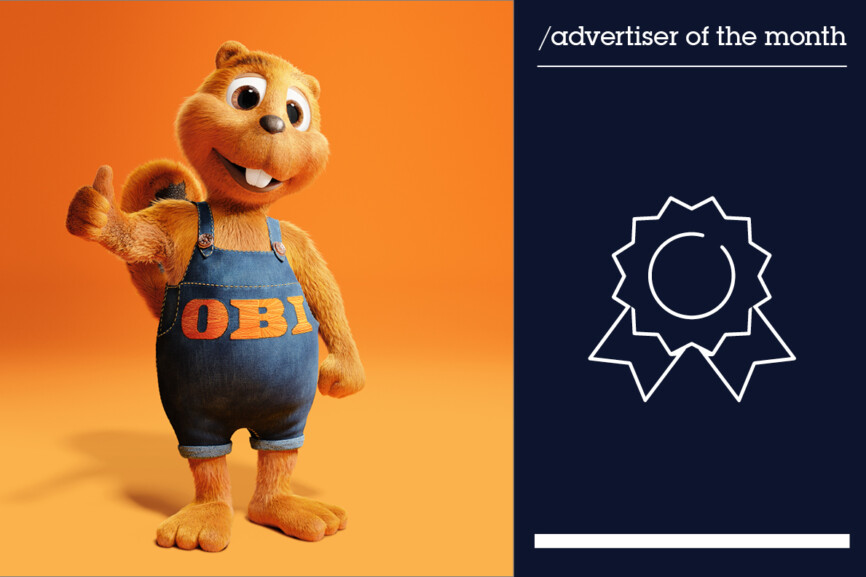 Obi ist „Advertiser of the month“ - absatzwirtschaft